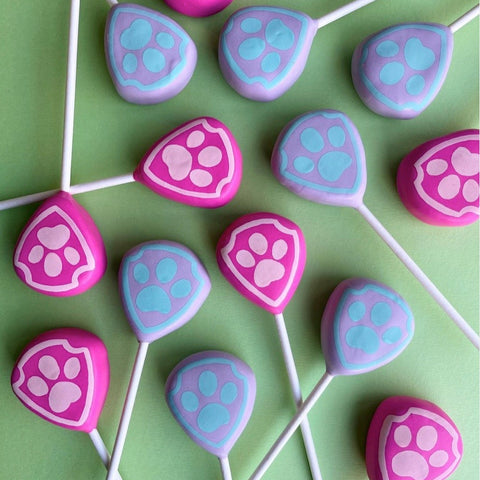 Paw Shield Cake Pops – PopBakery