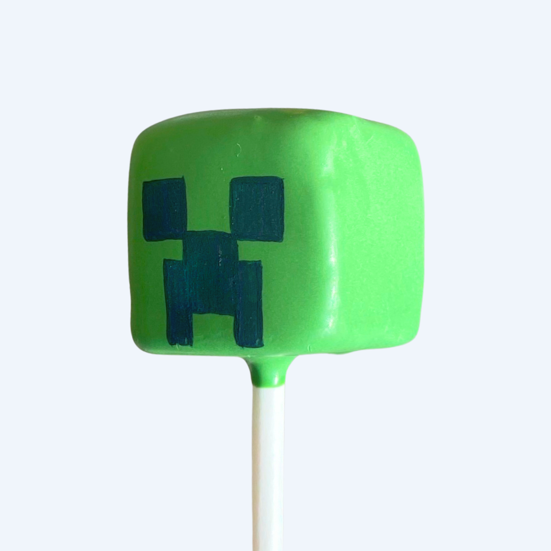 Pixel Monster Cake Pops | Handmade Gaming Party Treats | Pop Bakery ...